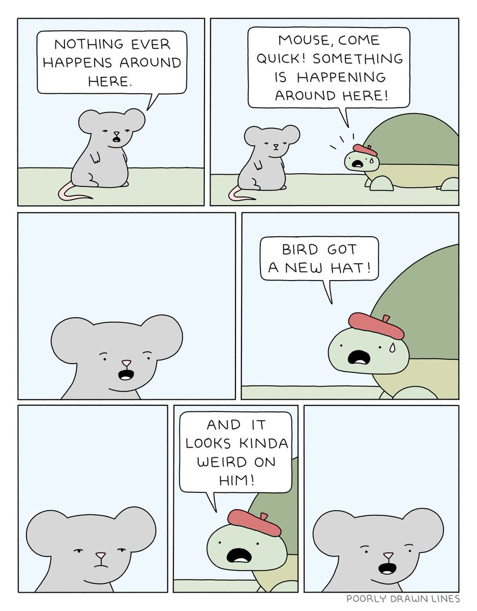 「try something 」poorly drawn linesの漫画