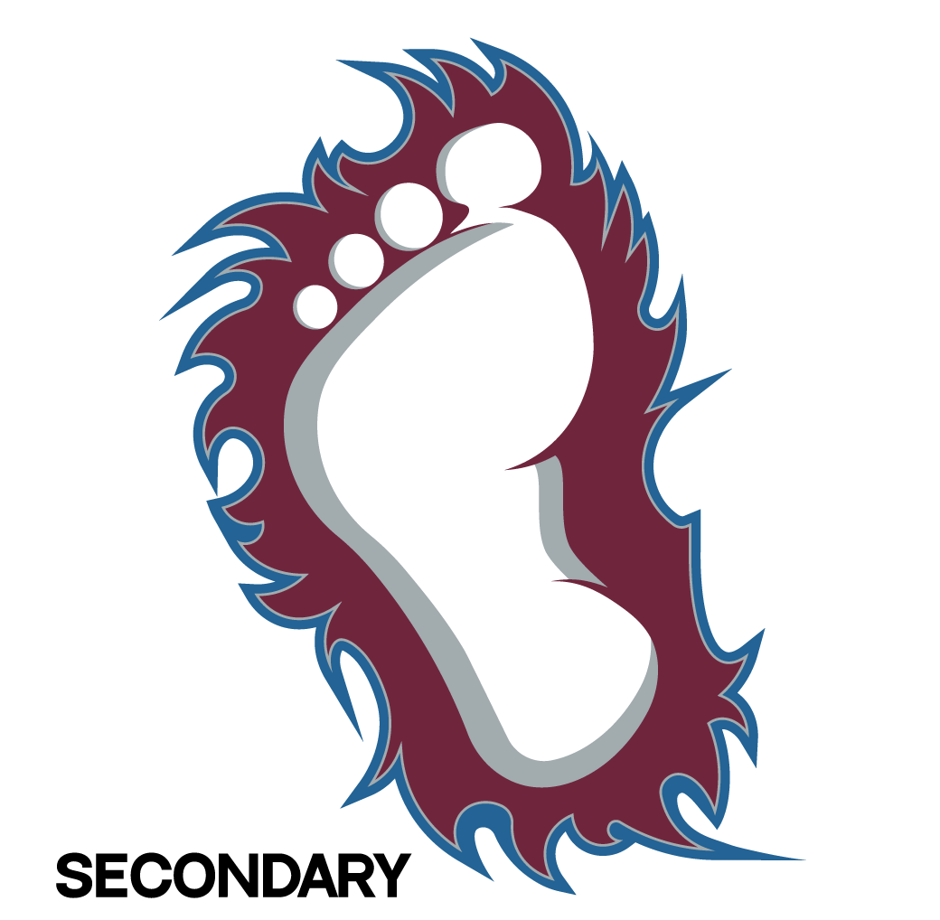 Colorado Avalanche Foot Logo