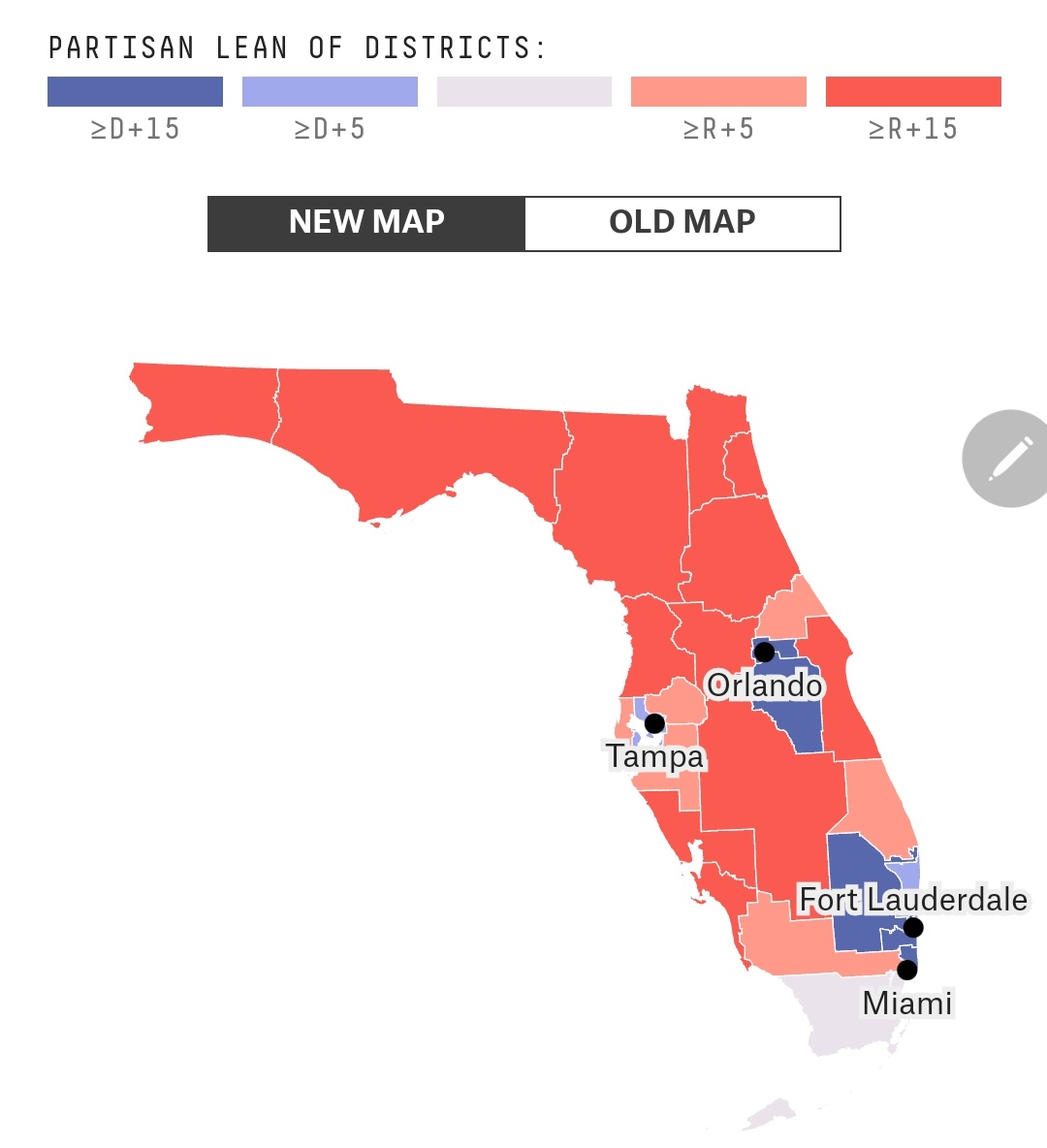 Landon on Twitter: "After months and months of delay, FINALLY, this is Florida's new ...