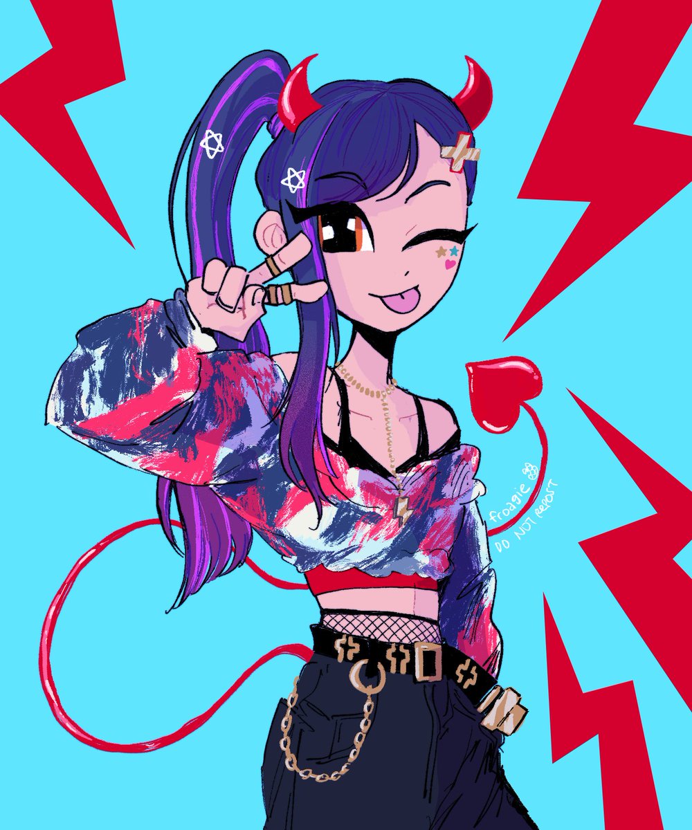 「i Wish The Devil Horns Werent Hairstyle 」 ♑📍©️🅾️のイラスト