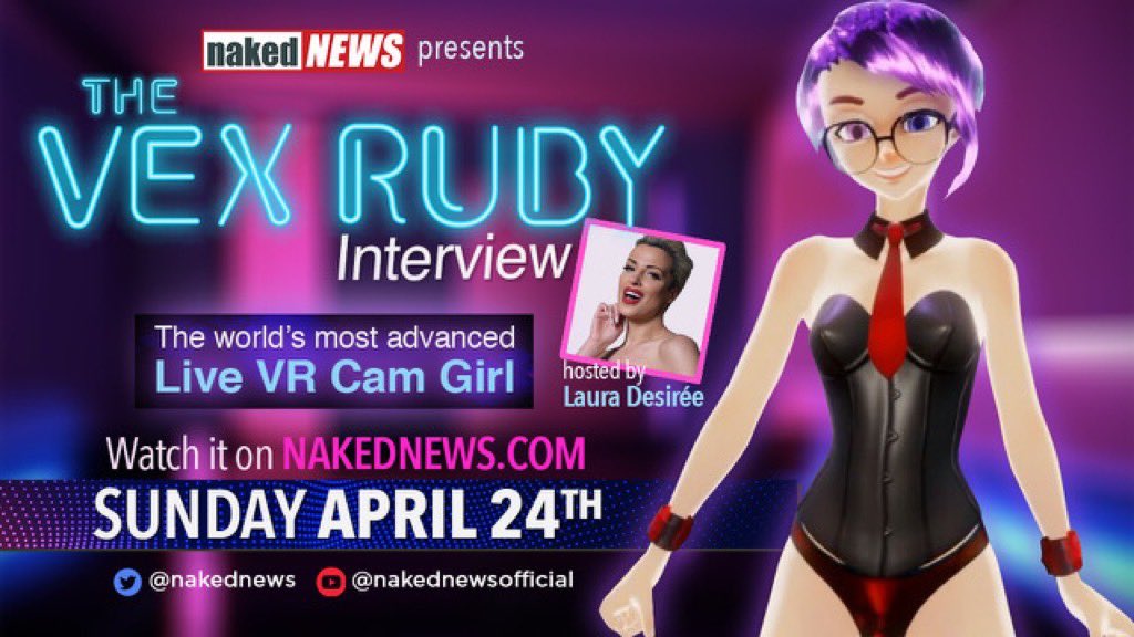 Naked News on Twitter: "RT @vexxxruby: Check me out on @nakednews this Sunday 😘 https://t.co ...