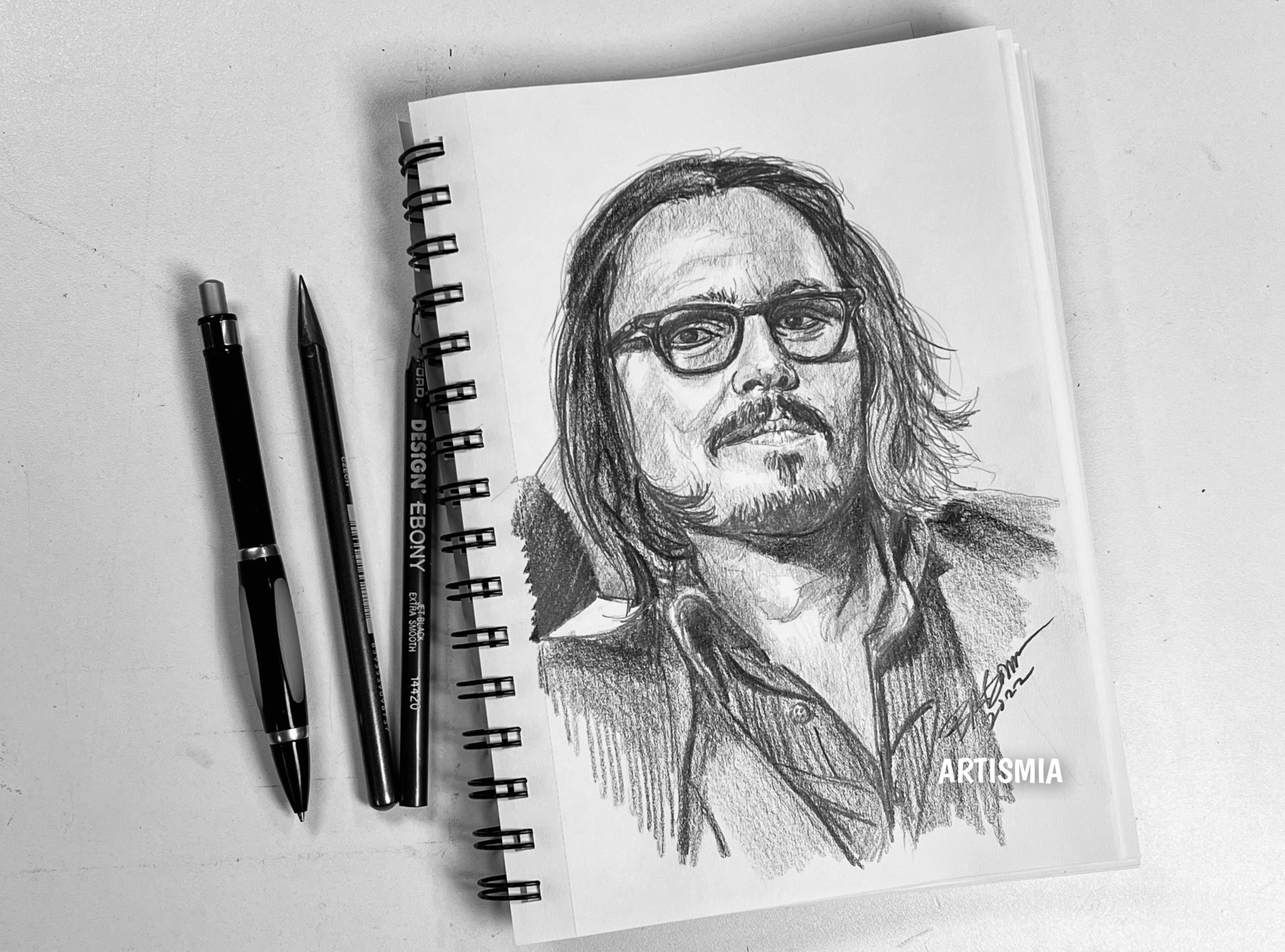 Johnny Depp Drawing