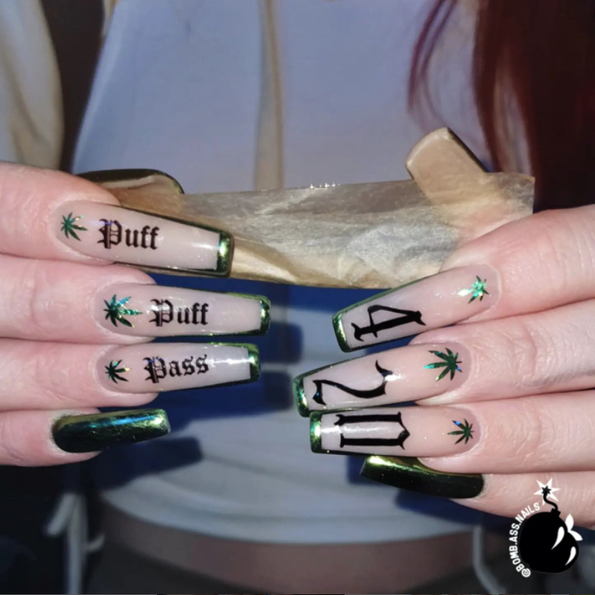 420 Nail Art