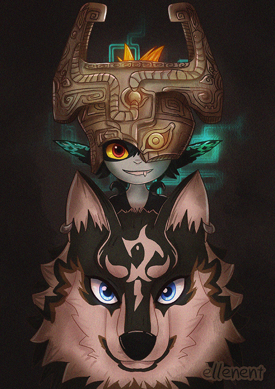Zelda Twilight Princess Midna And Link