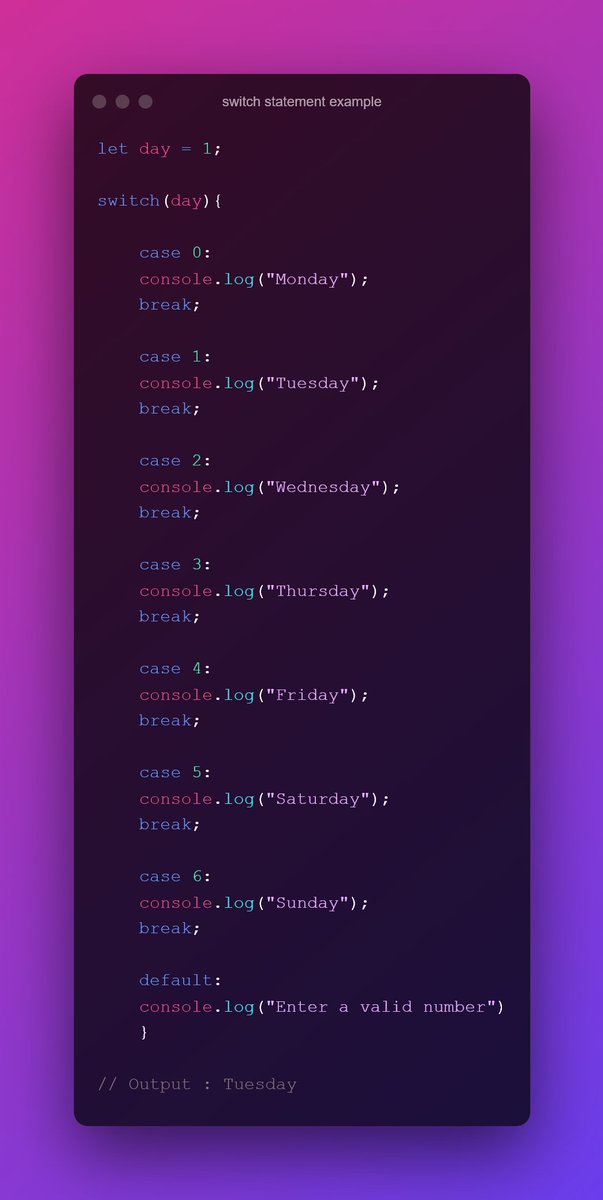 JavaScript Conditions🚀 A thread 🧵 - Thread from Mujeeb Ahmed @hey_mujeebahmed - Rattibha