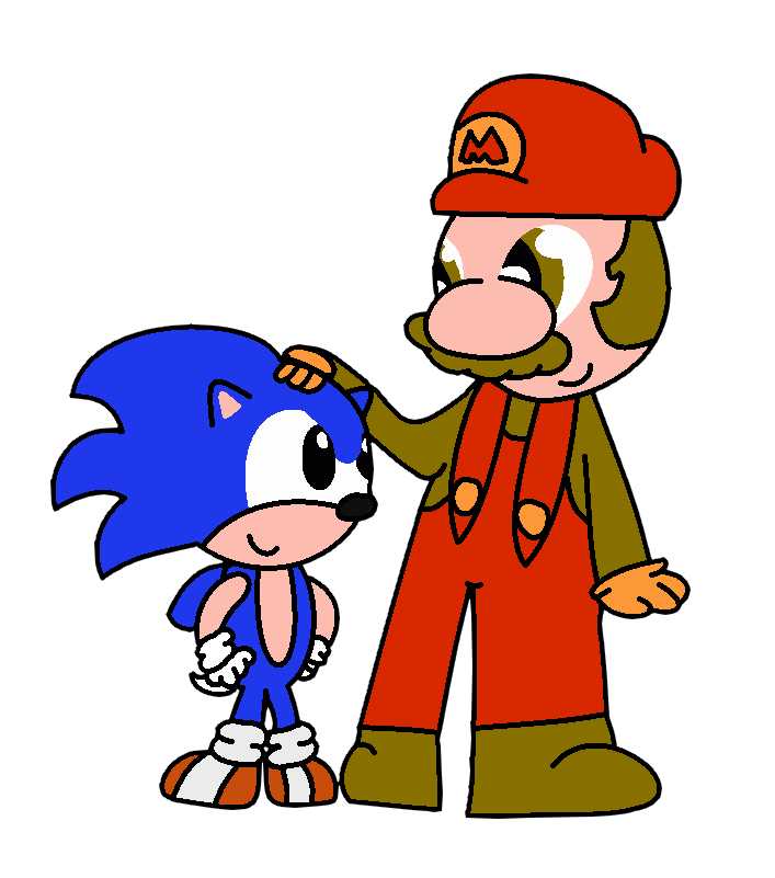 Mario X Sonic Kiss