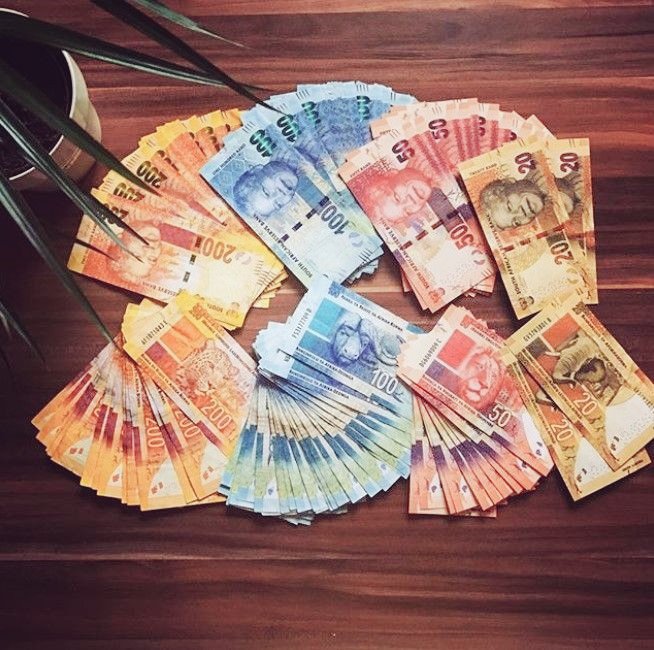 South African Money Stacks
