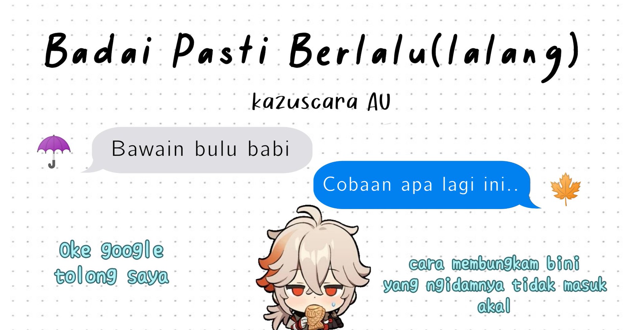 ON | BACA RULES 📌 on Twitter: "cw // bl , bxb , kazuscara , kazuha x scaramouche , mpreg AU ...