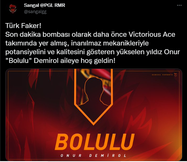 Caner Dereboyu on Twitter: "Sangal Esports kim, EU Mast... Yok o bir kere olur, başarılar ...