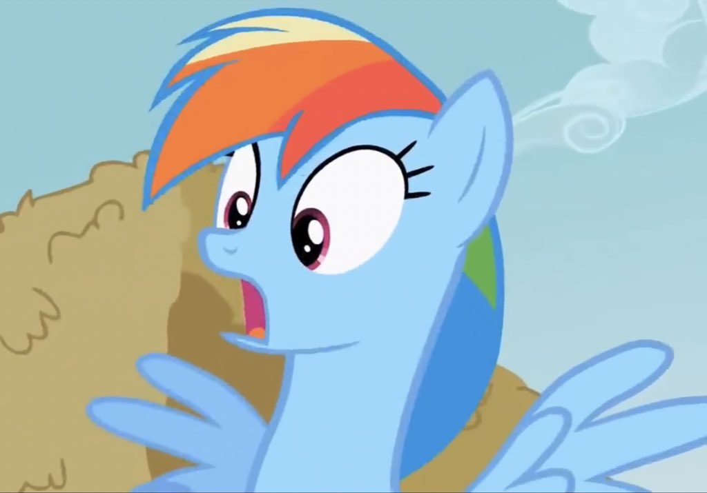 Rainbow Dash Scream