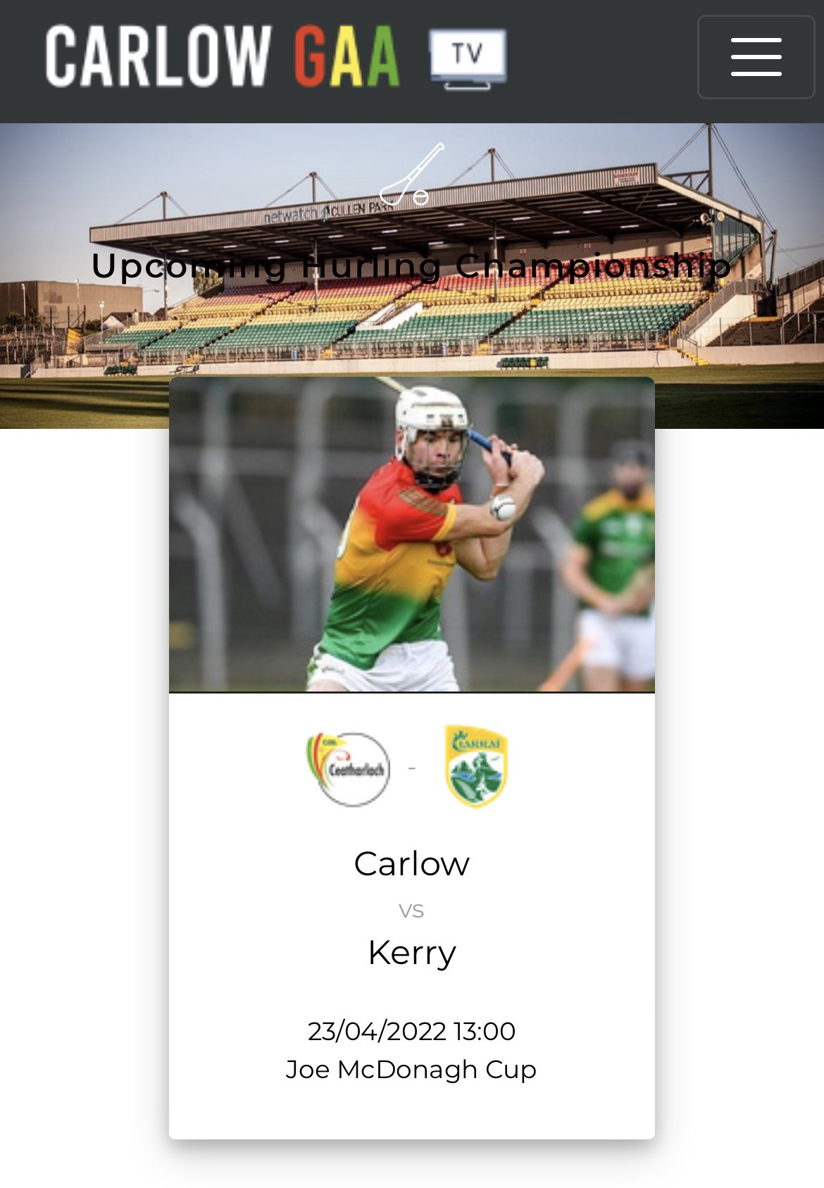 Carlow GAA on Twitter: Carlow GAA on Twitter: