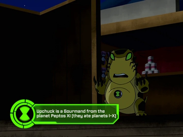 Ben 10 Alien Force Upchuck