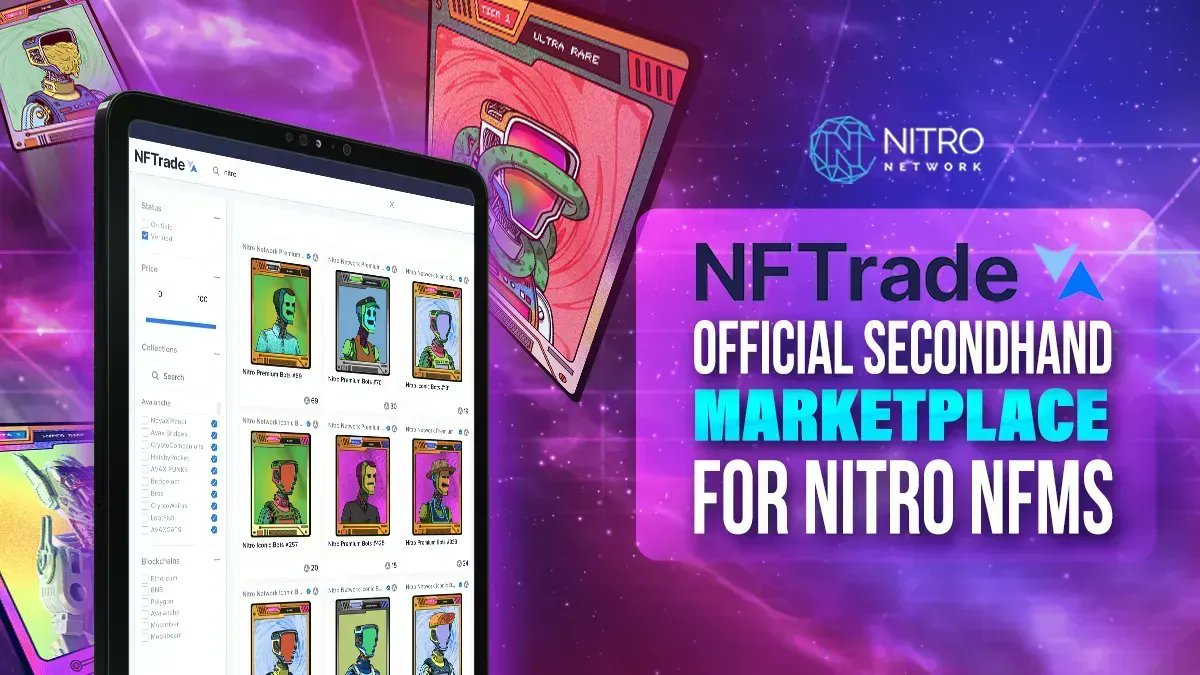 Nitro Network 🔺 on Twitter: "Trade your NFMs on a global marketplace! We've partnered with ...