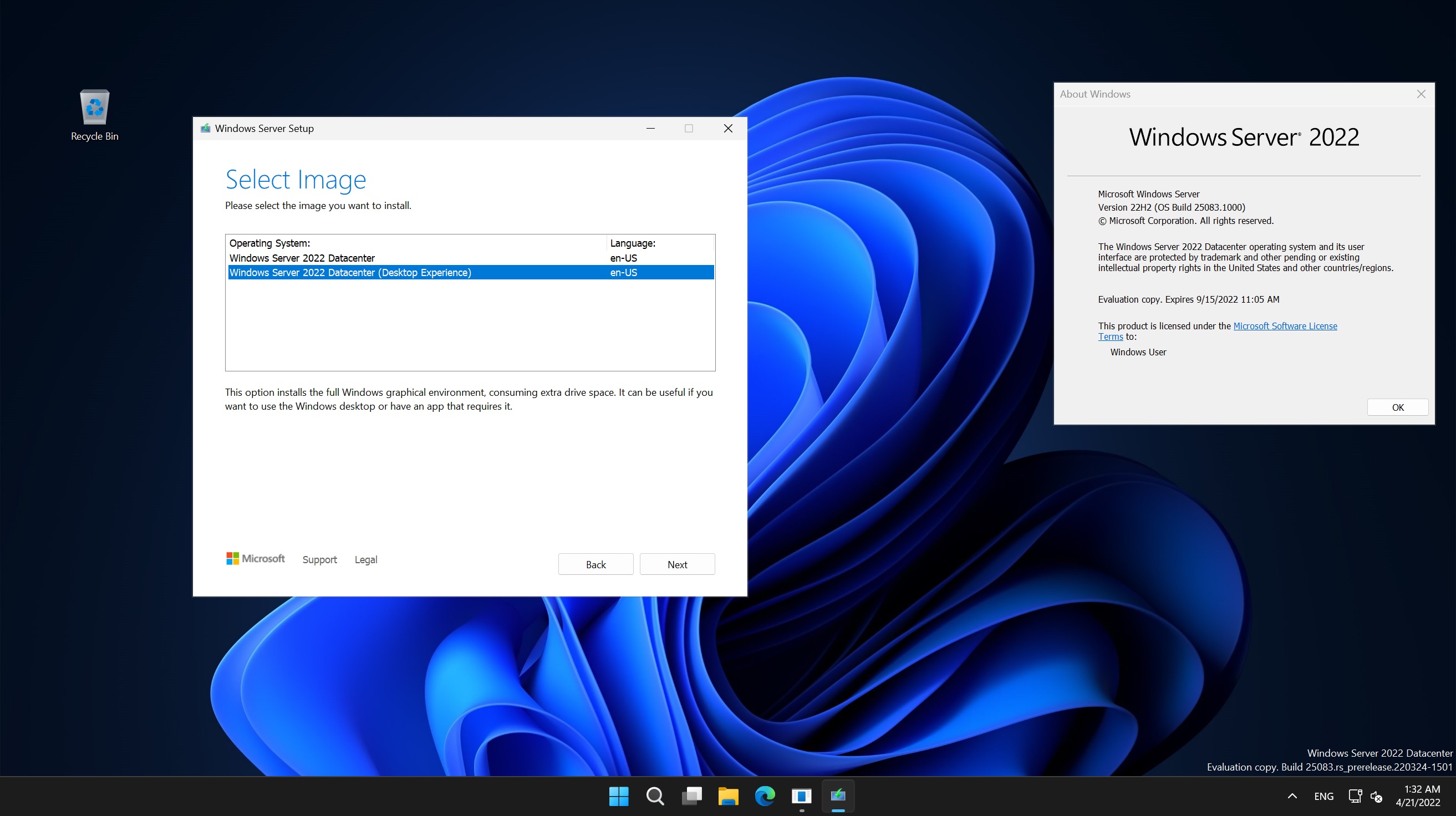 🔮WZor👁️ on Twitter: "👨‍🔧Updating a previous Windows Server vNext* #LTSC, Version Dev # ...
