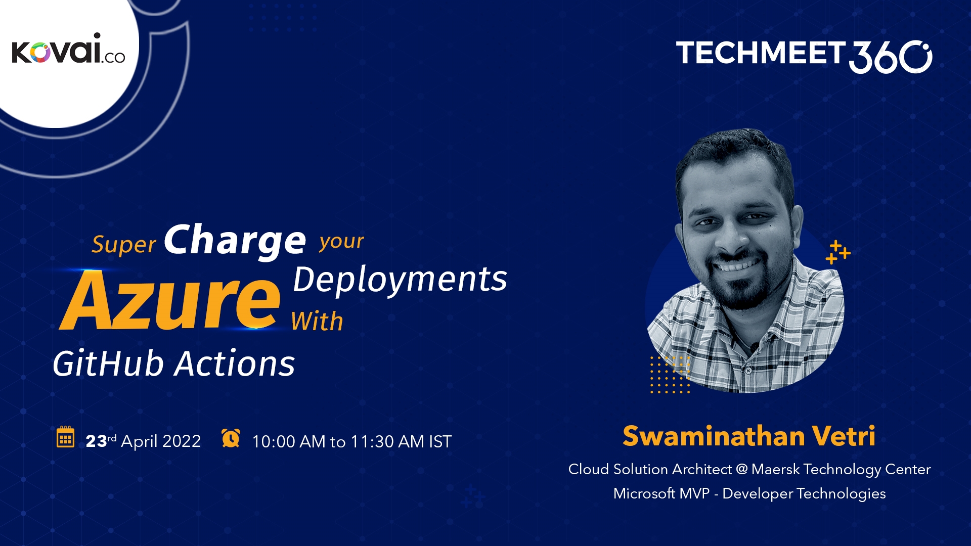 TechMeet360 on Twitter: "Join us tomorrow for another interesting session @ TechMeet360 ...