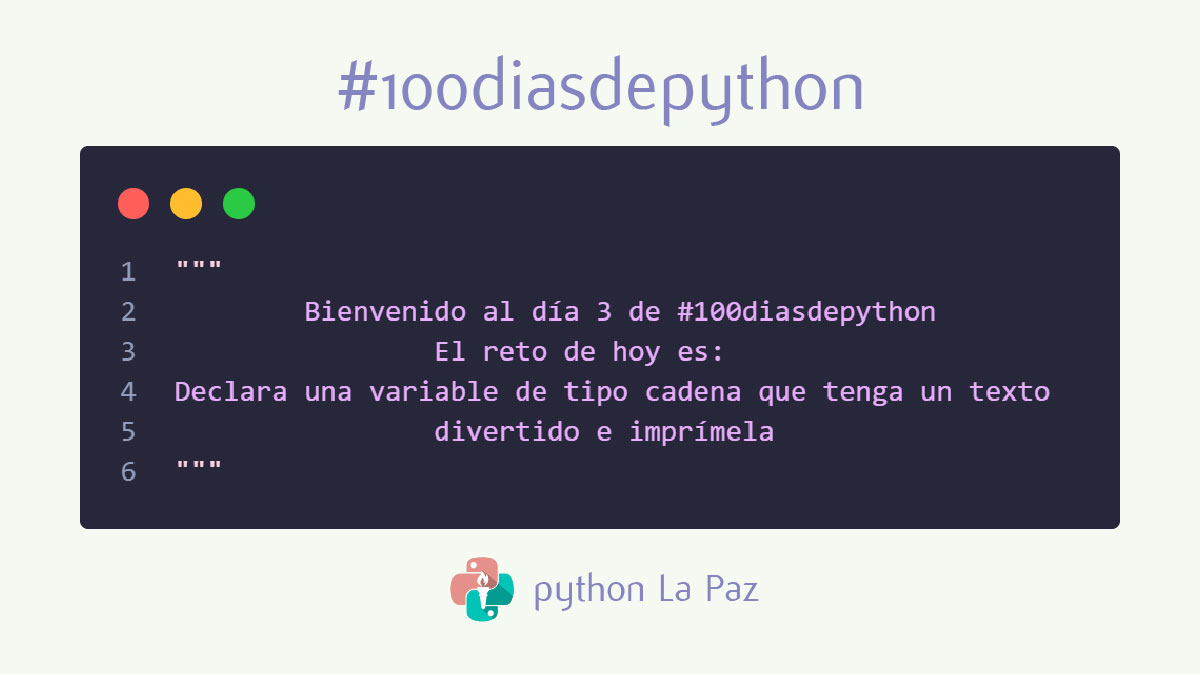 PythonLaPaz on Twitter: "Hola pythonistas 🐍 Día 3 y aún seguimos aquí 🥳 Poco a poco esto se te ...
