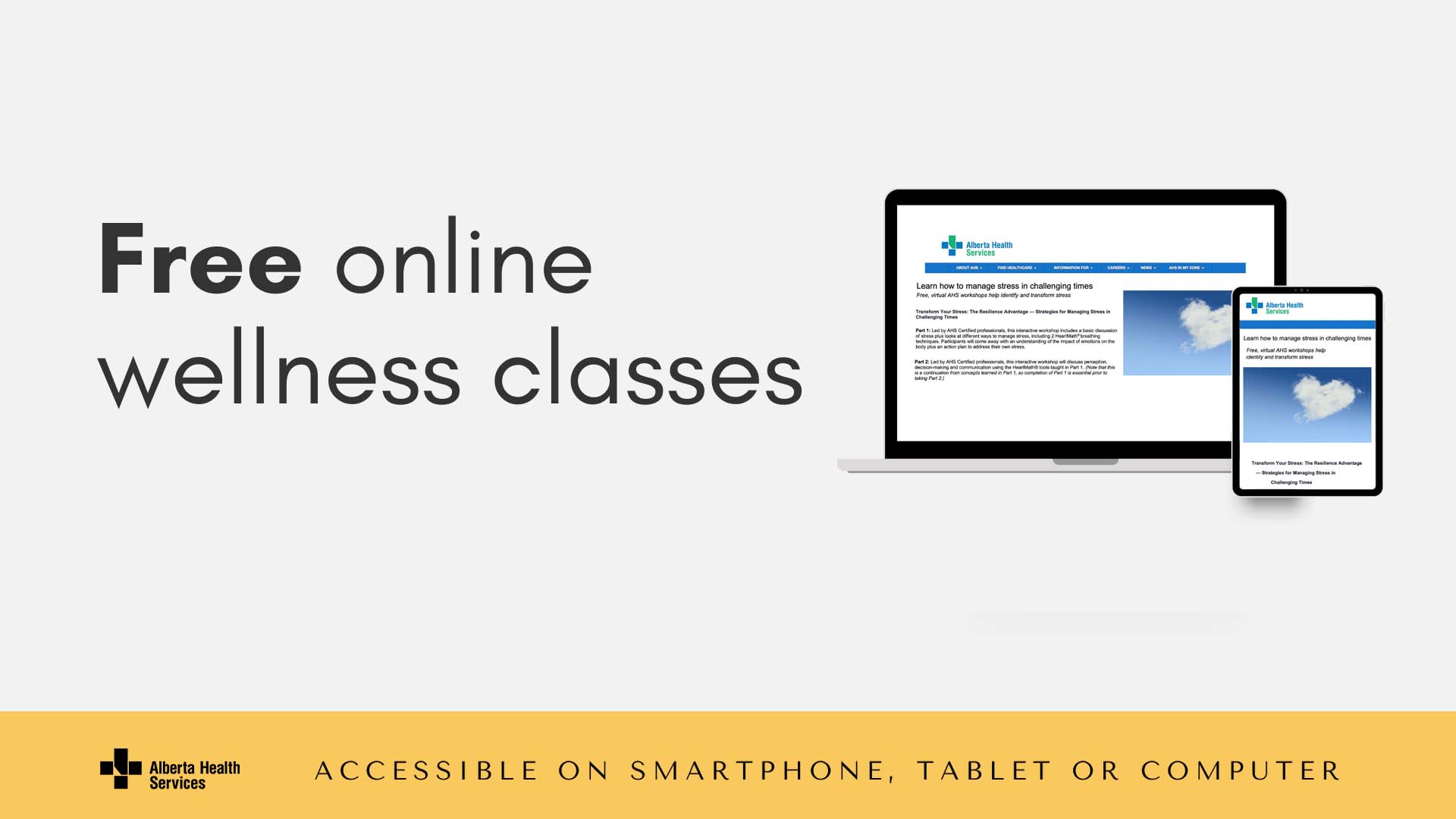 Alberta Health Services on Twitter: "Feeling stressed or overwhelmed ...