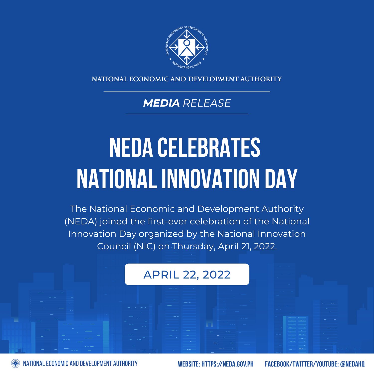 National Economic And Development Authority Logo NEDA Philippines On