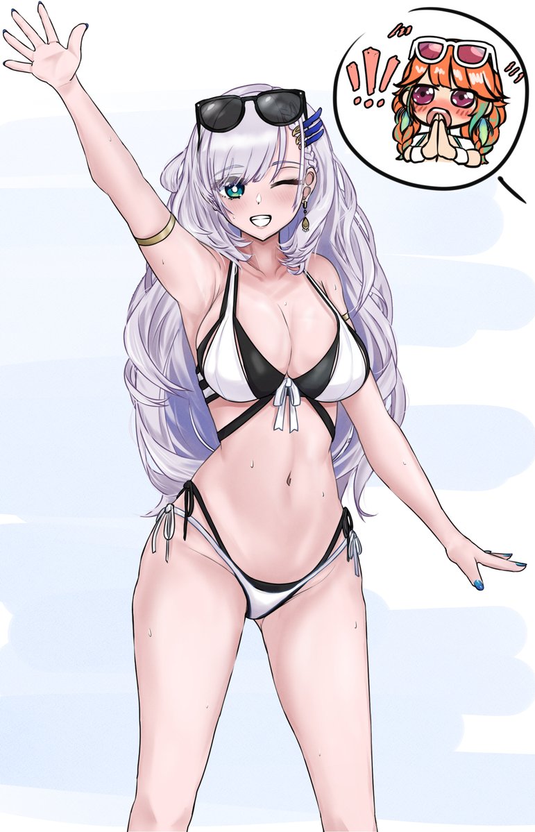 Hakase 🐙 on Twitter: "Hololive summer, Maldives vacation edition 🦚🏖️🐔 #Reinessance #artsofashes ...