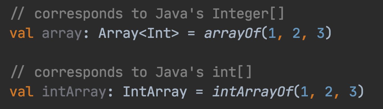 Kotlin On Twitter If You Need An Array Of Primitives Like An Array Of Ints Use A Specific 8669