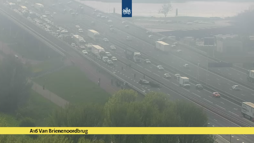 Rijkswaterstaat Verkeersinformatie on Twitter: "⛔️ | Opnieuw een ongeval op de #A16, nu de ...