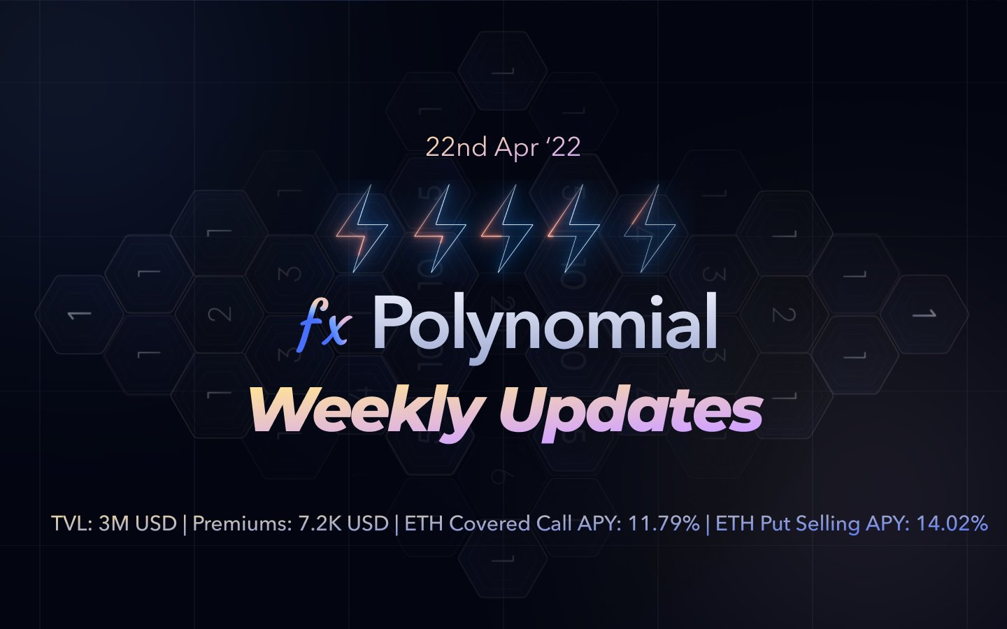 Polynomial Protocol (δ, γ, ν, θ) on Twitter: "A successful week with excellent yields comes to ...