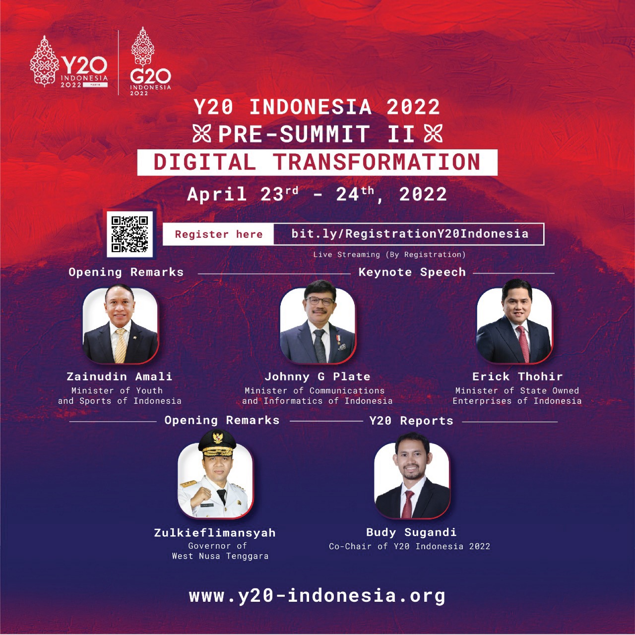 G20 Indonesia on Twitter: "Join a series of activities under the Y20 Indonesia Pre Summit II ...
