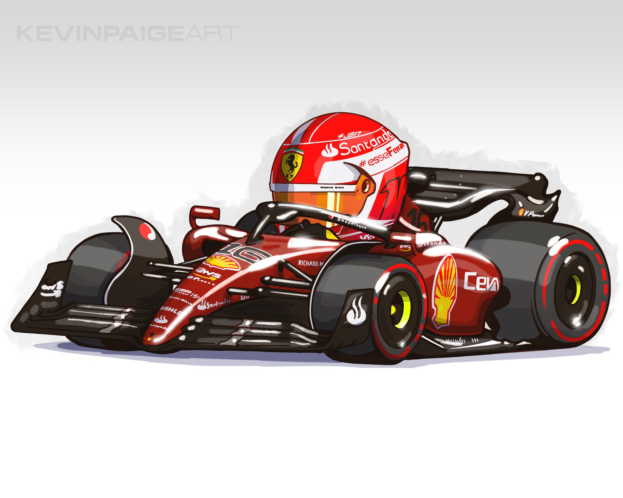 Drawing Ferrari Formula 1