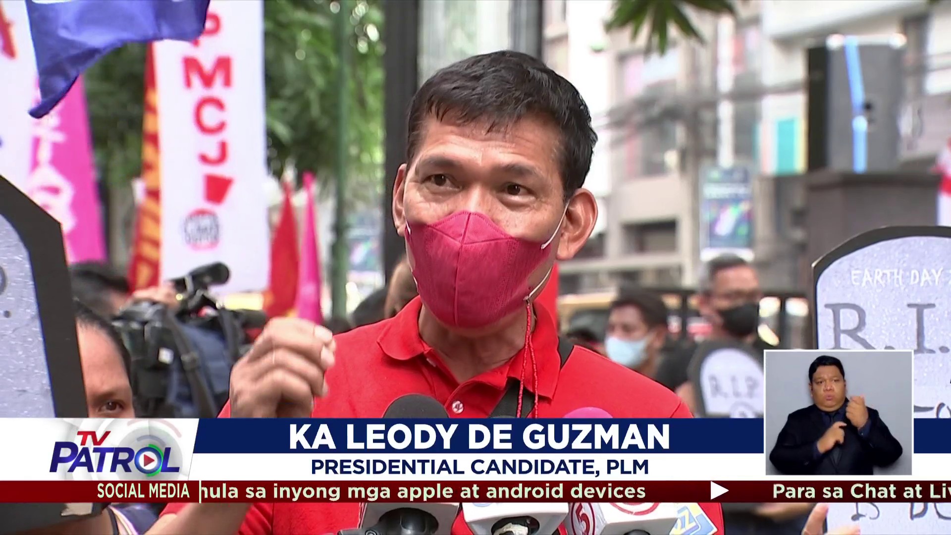 TV Patrol on Twitter: "Tukoy na ng PNP ang mga sangkot umano sa pamamaril sa grupo ni Ka Leody ...