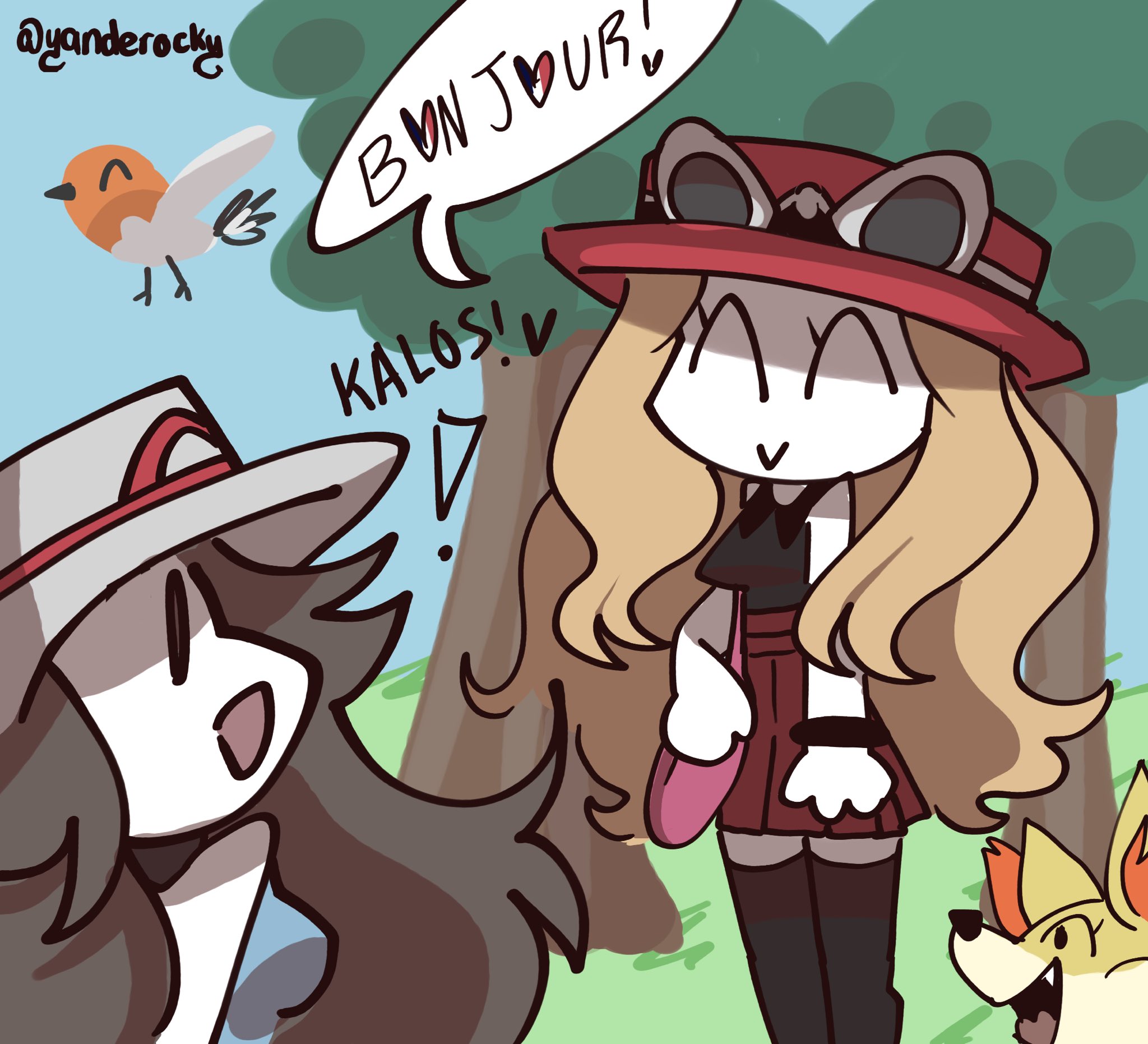 Pokemon Serena And Leaf