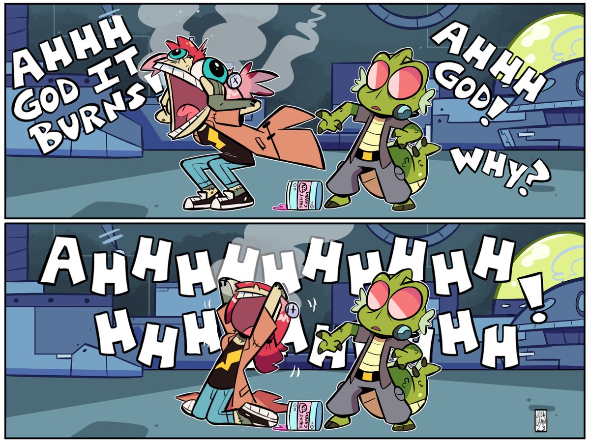 「Amy doesn't show up in photographs, being a vampire and all,」JoshDAMNの漫画