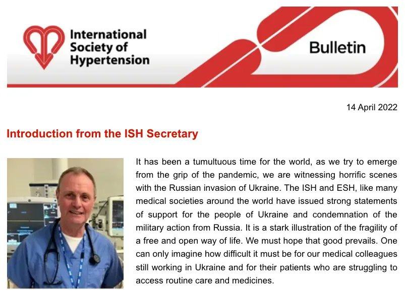 About ISH - International Society of Hypertension