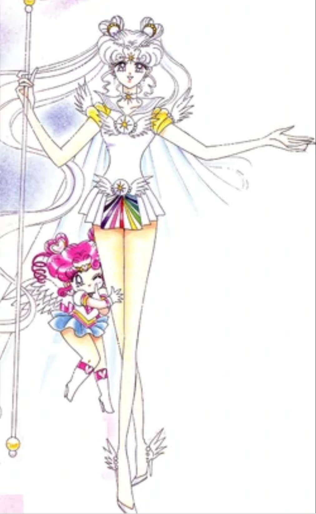 Sailor Cosmos And Sailor Moon