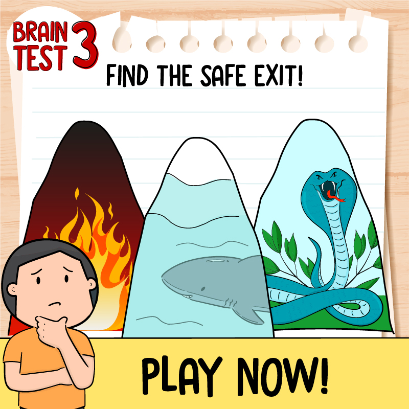 Unico Studio on Twitter: "Let's play Brain Test 3! Find the solution ...