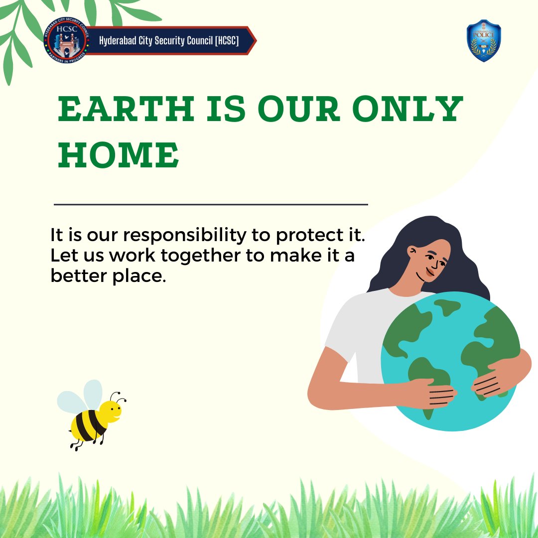 Hyderabad City Security Council on Twitter: "Every day is Earth Day ...