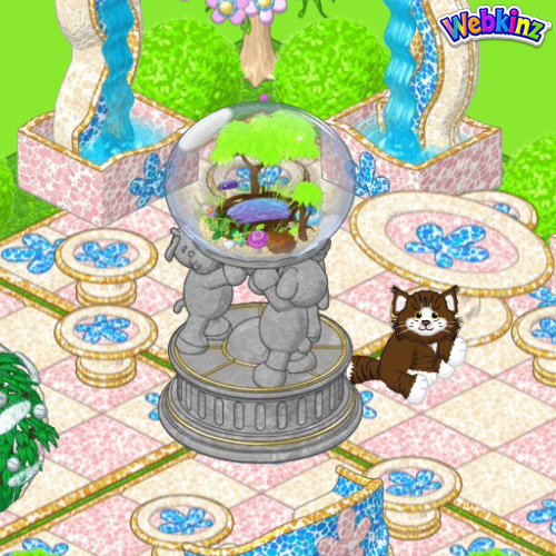 Ganz eStore on Twitter: "The terrific terrarium inside the orb of the @webkinz Terrarium Statue ...
