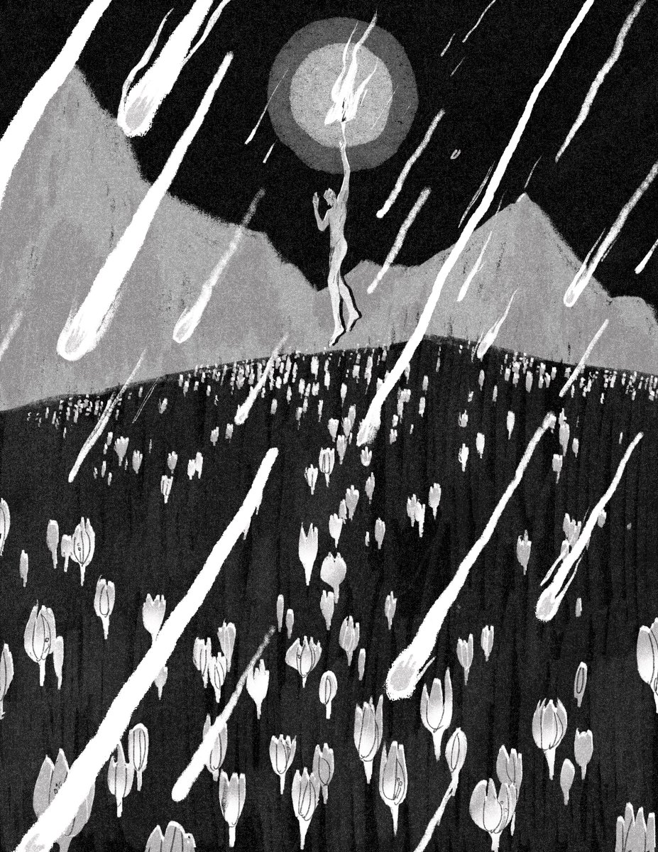 「Prometheus with flowers 」drawing ruiの漫画