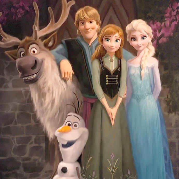 Frozen Anna And Kristoff Family