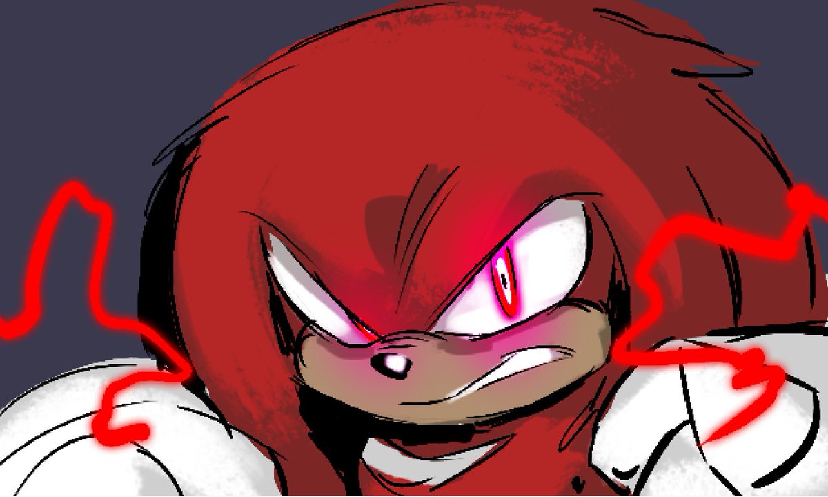 「Movie knuckles before bed 」|Gigi D (Sonic account)のイラスト