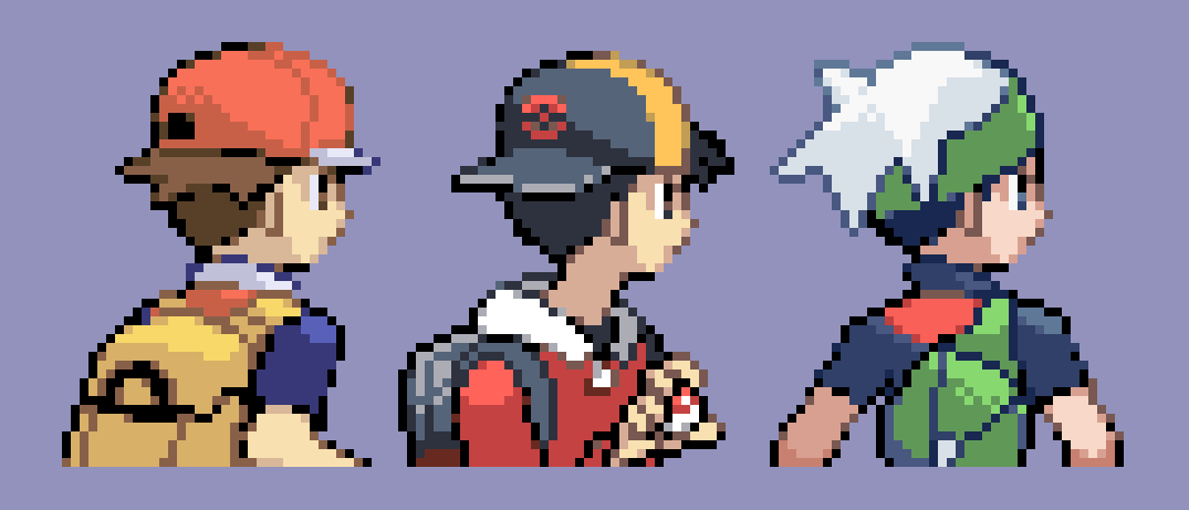 Pokemon Trainer Ethan Sprite