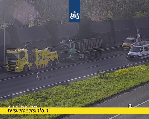 Rijkswaterstaat Verkeersinformatie on Twitter: "De rechterrijstrook van de #A16 richting ...