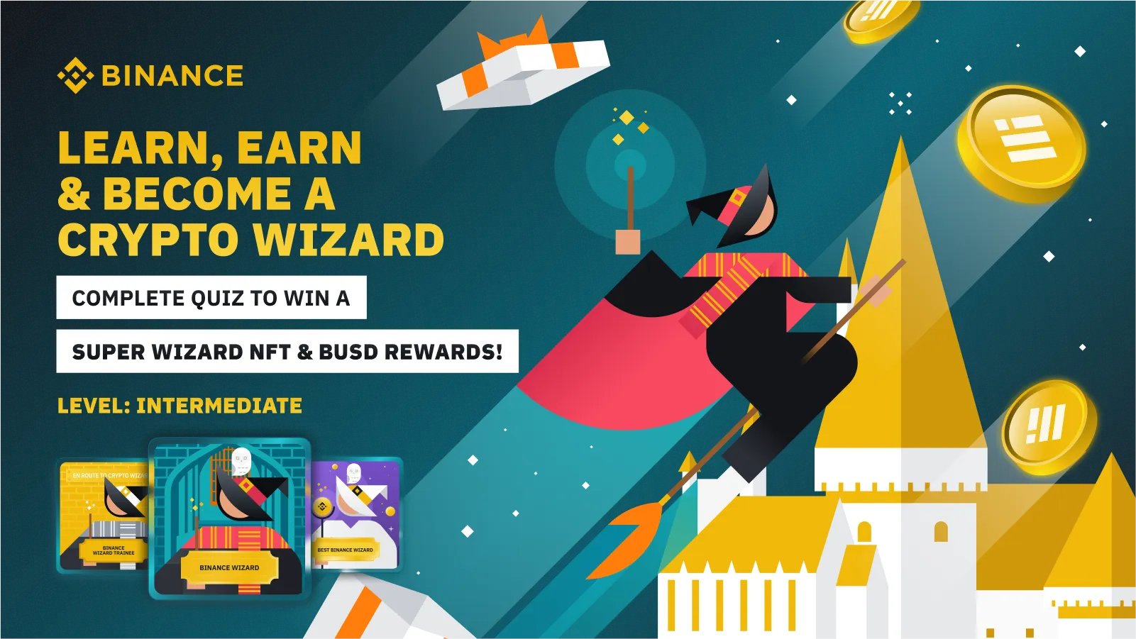 Binance on Twitter: "The Crypto Wizard Challenge is back for a 2nd round! Put your knowledge to ...