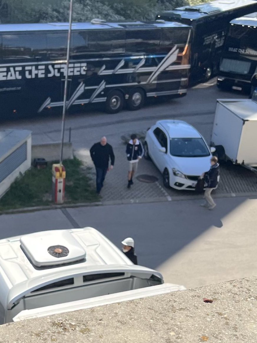 One Direction Tour Bus Outside 2022