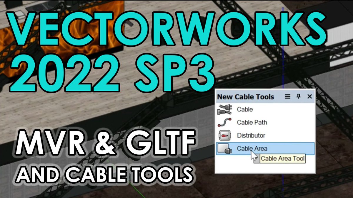 DMX on Twitter: "RT @Jonathanreeves7: Vectorworks Spotlight 2022: New Features of SP3: GLTF, MVR ...