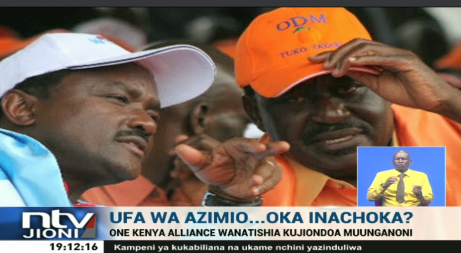 NTV Kenya on Twitter: "Ufa Wa Azimio... OKA Inachoka? Huenda muungano wa Azimio - One Kenya ...