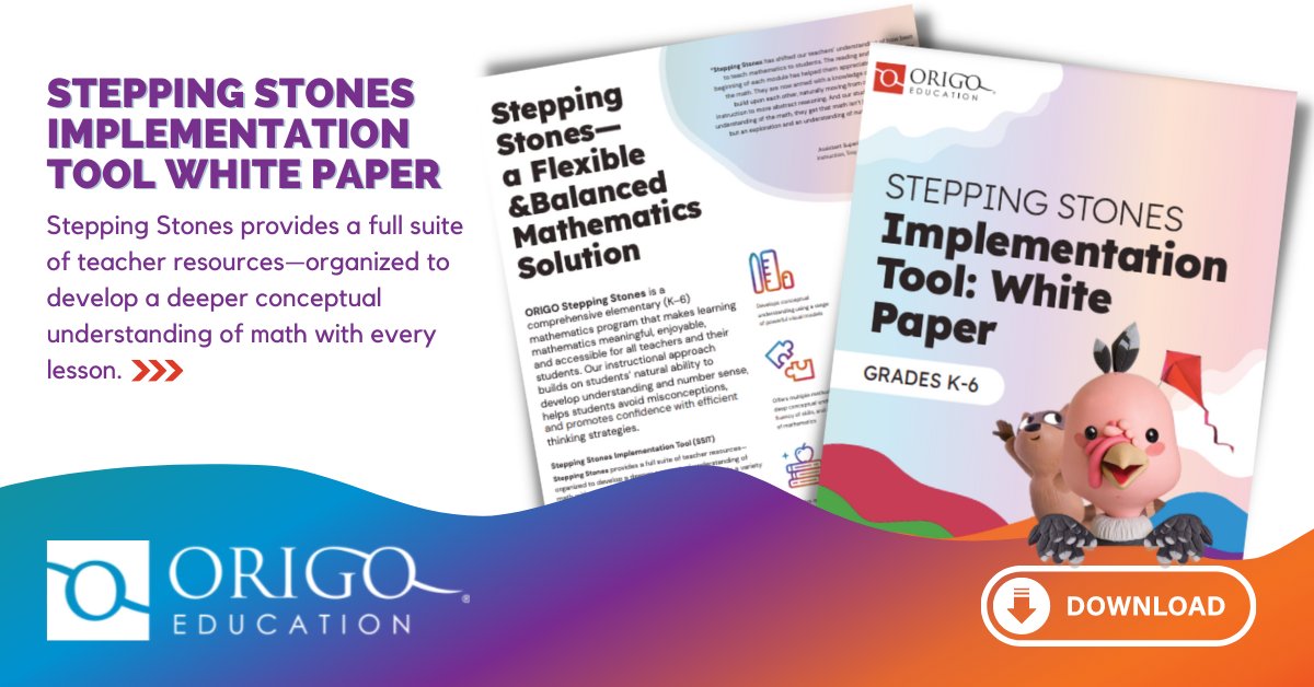 ORIGO Education on Twitter: "Stepping Stones provides a full suite of ...