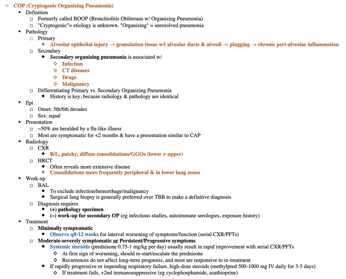 ILD clues for the internist: here's a 🧵with some quick hits! Framework ...