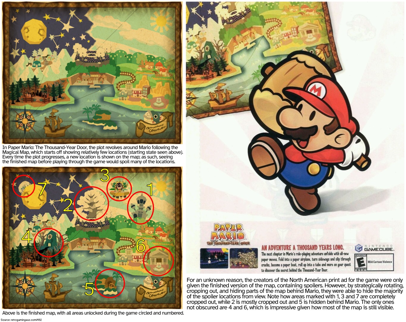 Paper Mario The Thousand Year Door Map