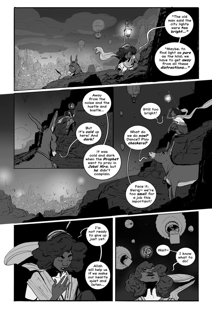 Seraj Captures the MoonA short comic by @GWillowWilson and myself!