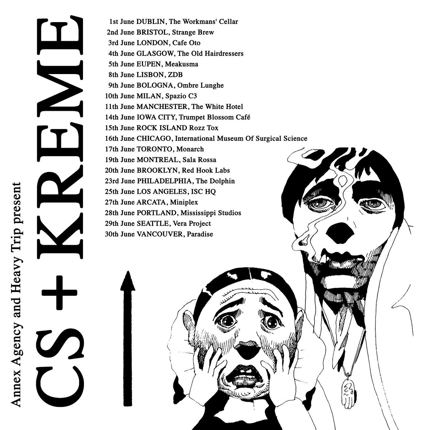 CS + Kreme on Twitter: "Tour announcement! 🌪🌪🌪 https://t.co/0LPe6cW8j9" / Twitter